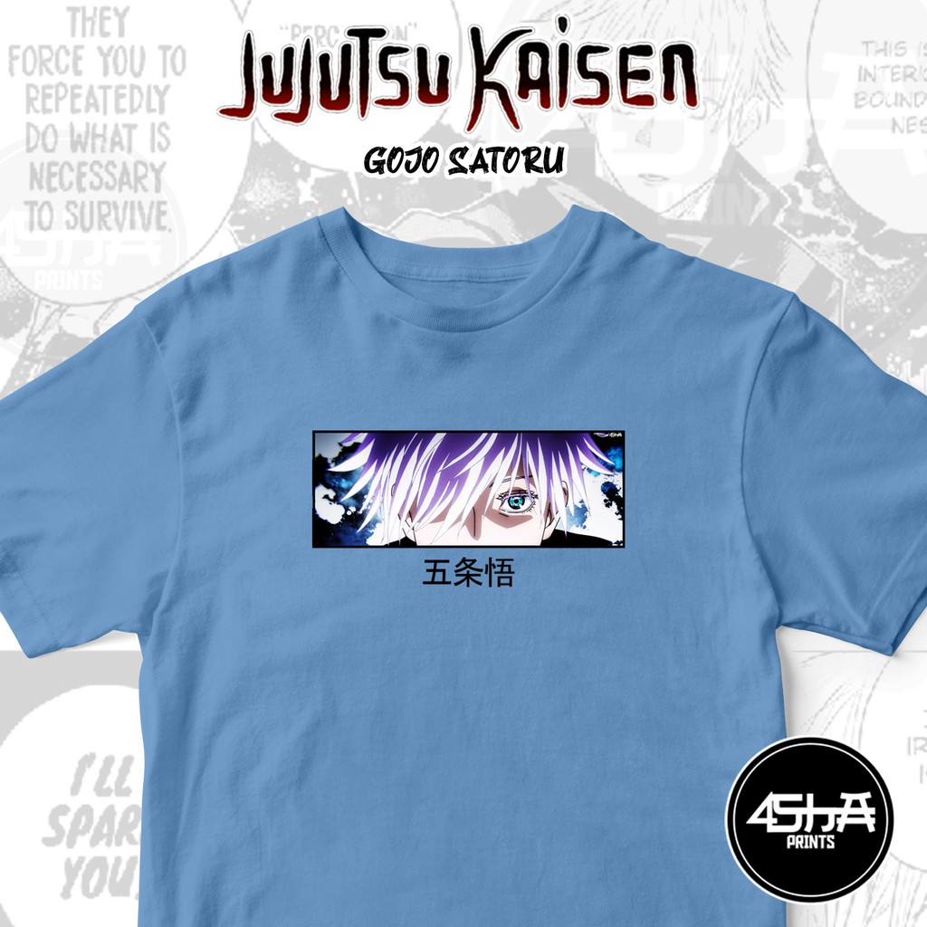 SATORU GOJO EYES - Jujutsu Kaisen High Quality Aesthetic Anime Shirt ...