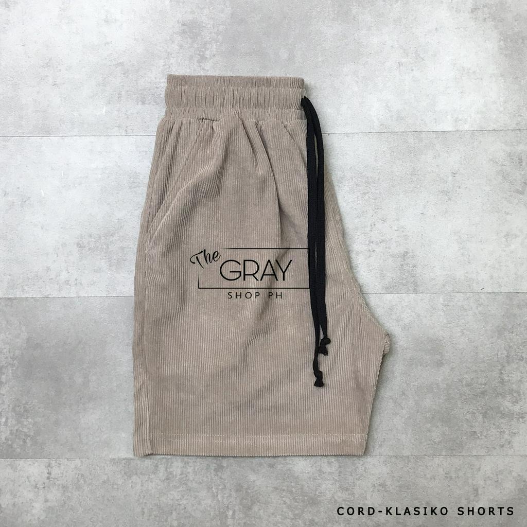 Cord Klasiko Shorts - The Gray Shop PH | Shopee Philippines