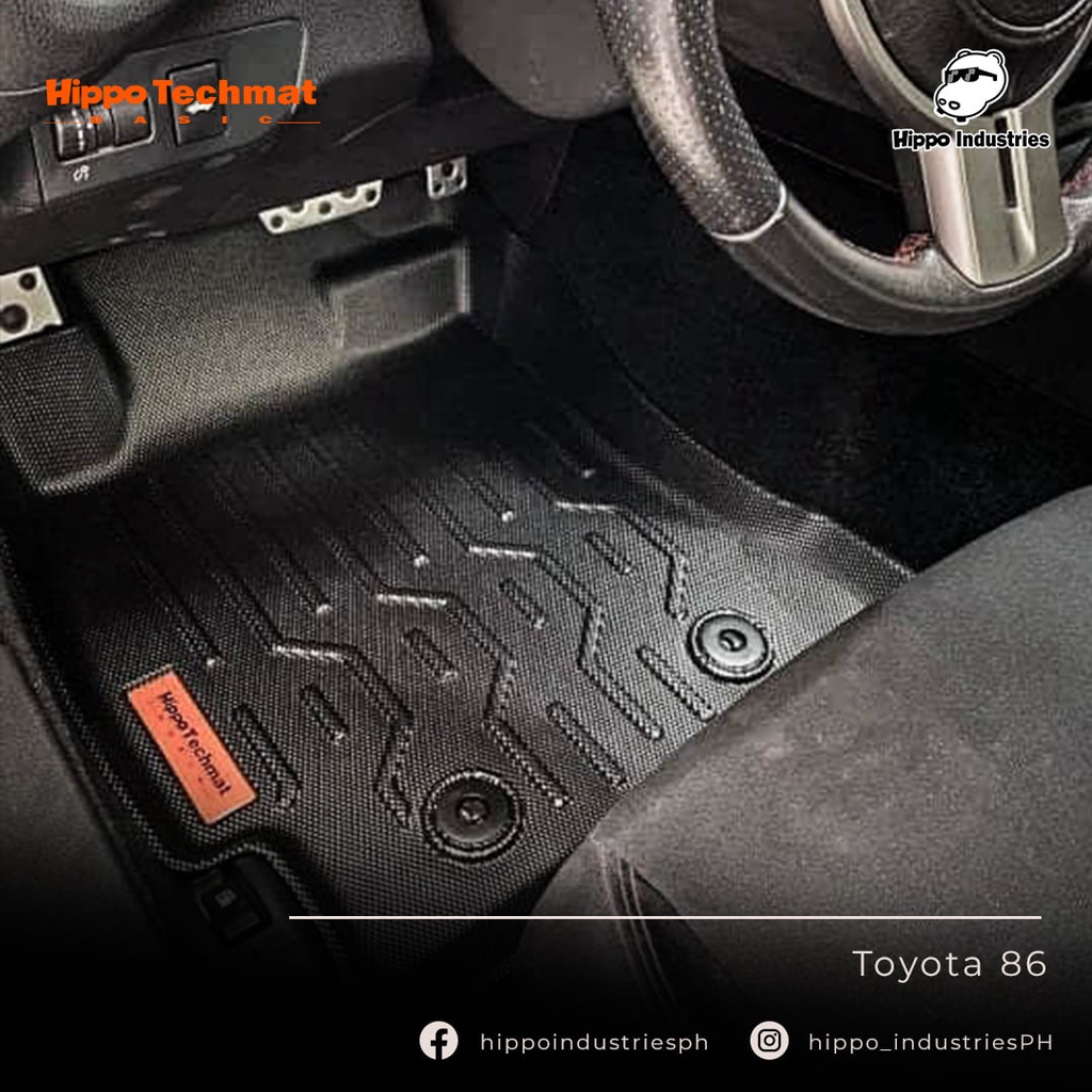 Toyota GT86 / Subaru BRZ All Yr Model Hippo Techmat v2 Deep Dish Floor ...