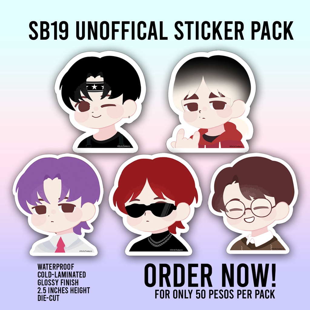 SB19 Unofficial Sticker Pack | Shopee Philippines