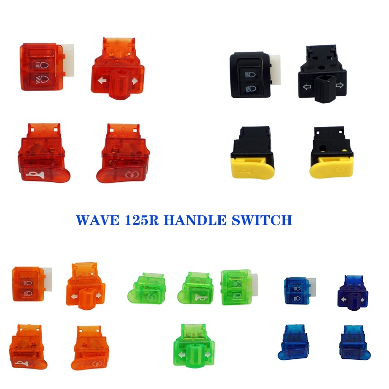 WAVE 125R Handle Switch Set Transparent Switch | Shopee Philippines