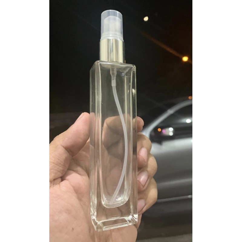 50ml Rectangular bottle (gucci clear bottle) | Shopee Philippines