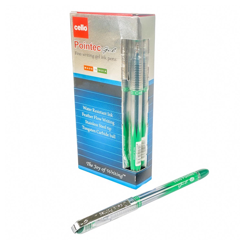 CELLO Gel Pen Pointec 0.5mm (Box) | Shopee Philippines