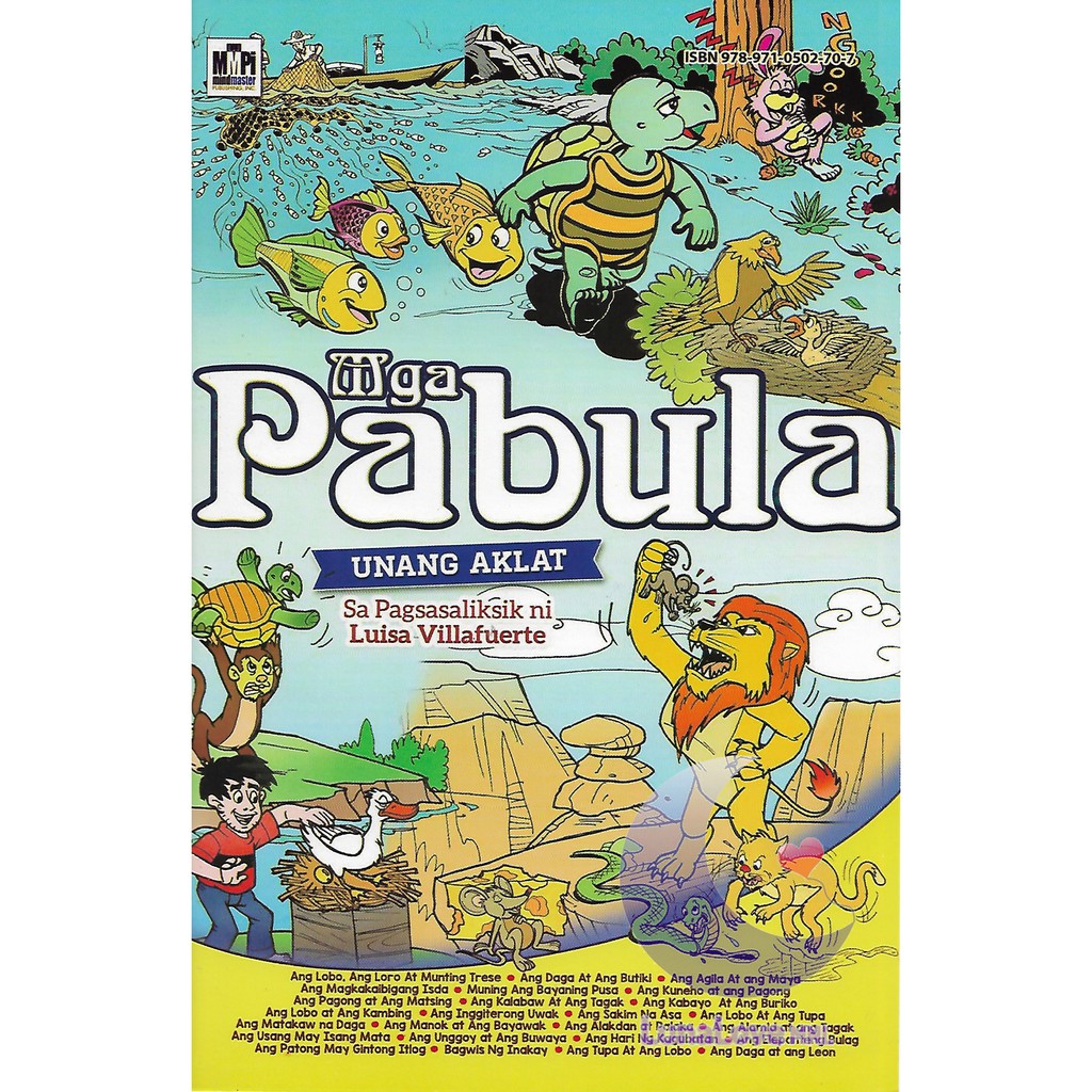 Mga Pabula Unang Aklat | Filipino | Children’s Book | Shopee Philippines