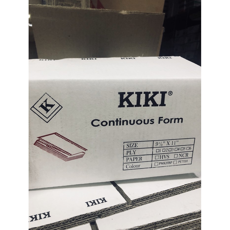 Computer Paper/Continuous Form 9 1/2 x 11:2 2 ply Kiki K2 PRS+ | Shopee ...
