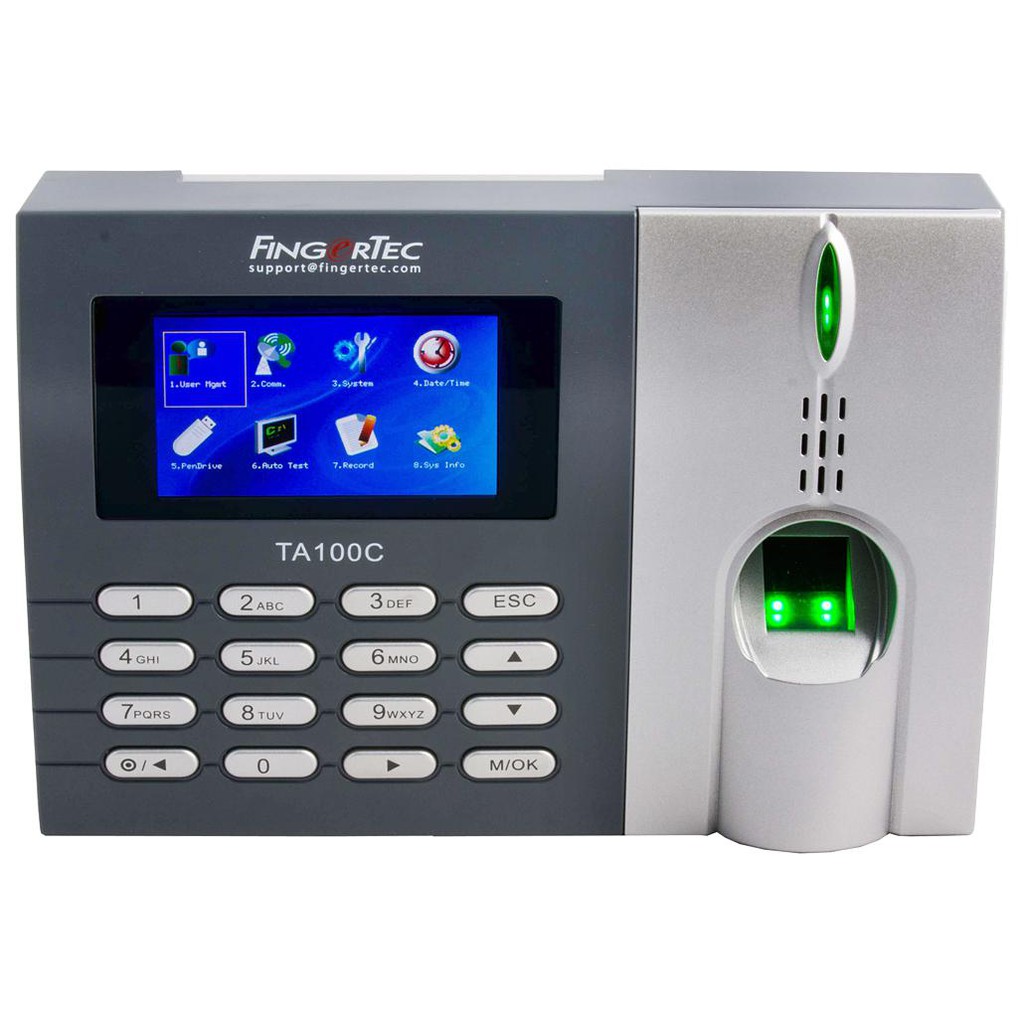 FingerTec TA-100C TIme Attendance BIOMETRICS | Shopee Philippines