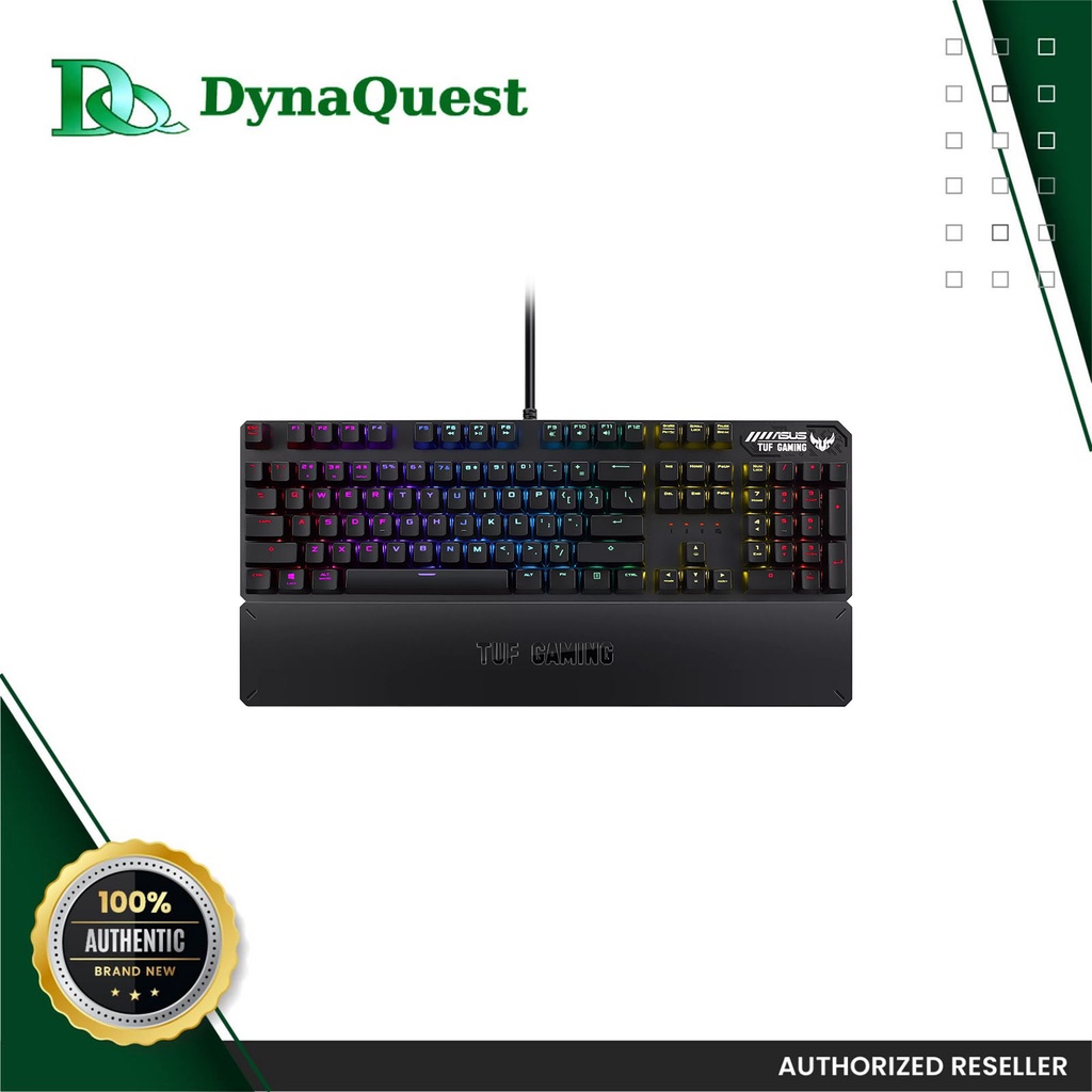 ASUS TUF Gaming K3 RGB Mechanical Blue Red Brown Switch Keyboard ...