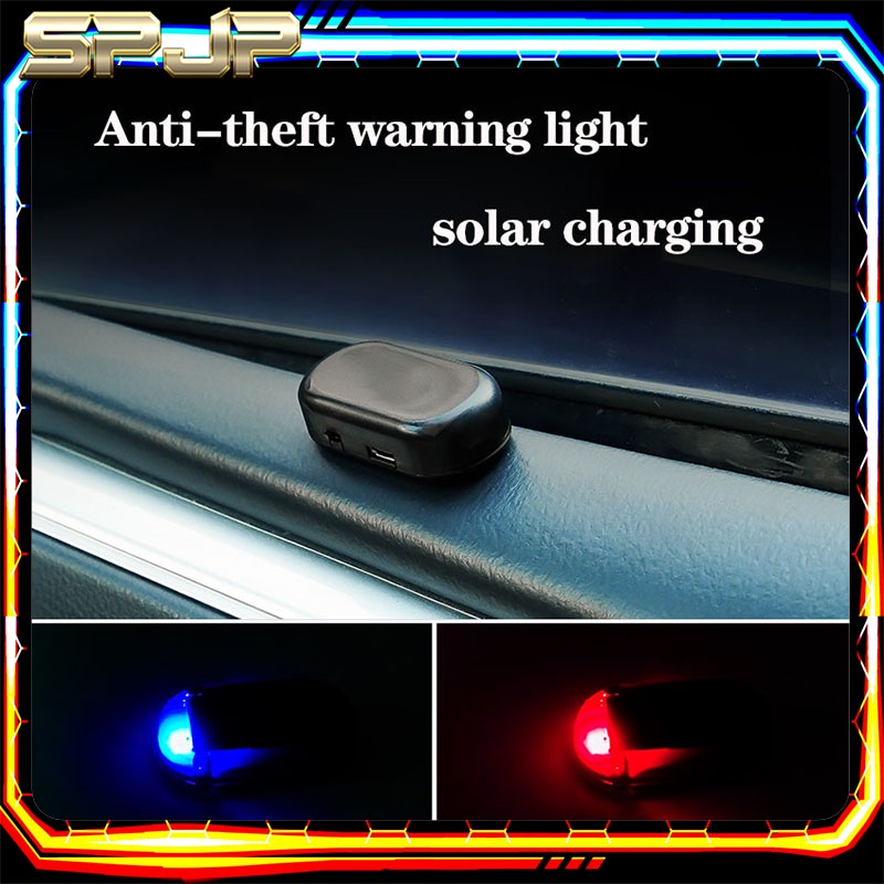 Ready stock Car Solar Power Simulated Dummy Alarm Warning Anti-Theft ...