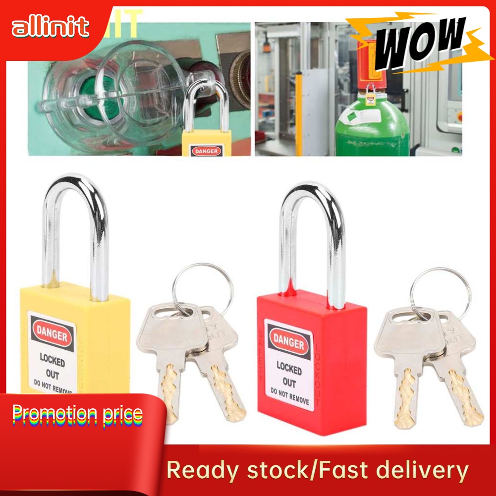 【HOT SALE】Allinit 38mm Lockout Lock Insulation Safety Engineering LOTO ...