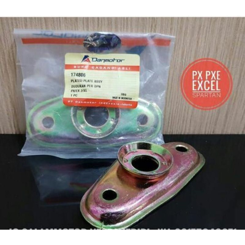 Vespa fork 2 px excel Danmotor upper front shock mounting plate ...