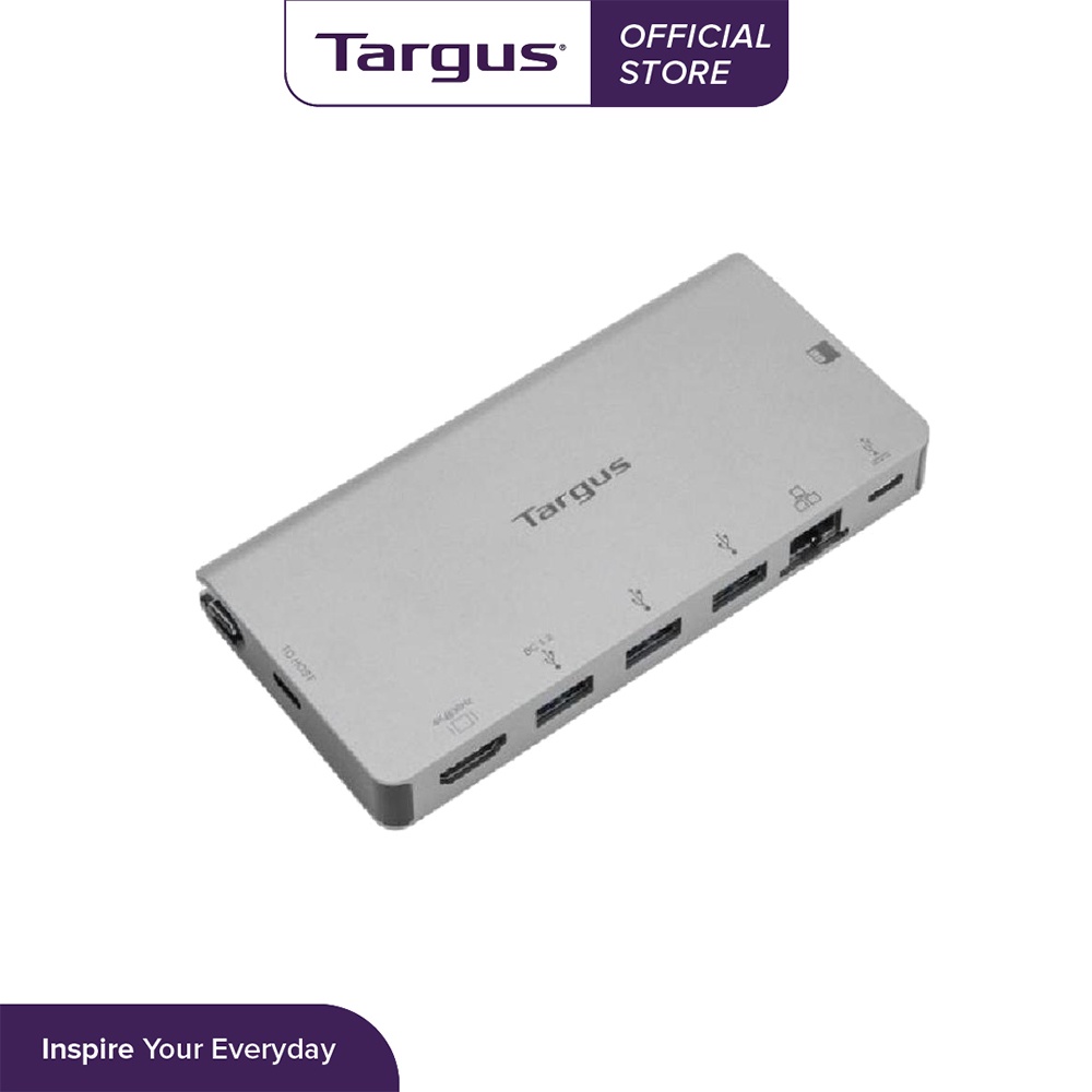 Targus USB-C DP Alt Mode Single Video 4K HDMI Docking Station with Card ...
