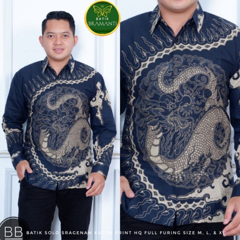KATUN KEMEJA No.1 BATIK HEM Shirt At SHOPEE BATIK Men's Original Sleeve ...