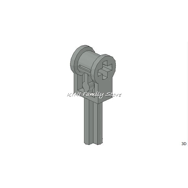 LEGO Technic Connector (Axle) with Axle 1.5 Technic, Axle 2 with ...