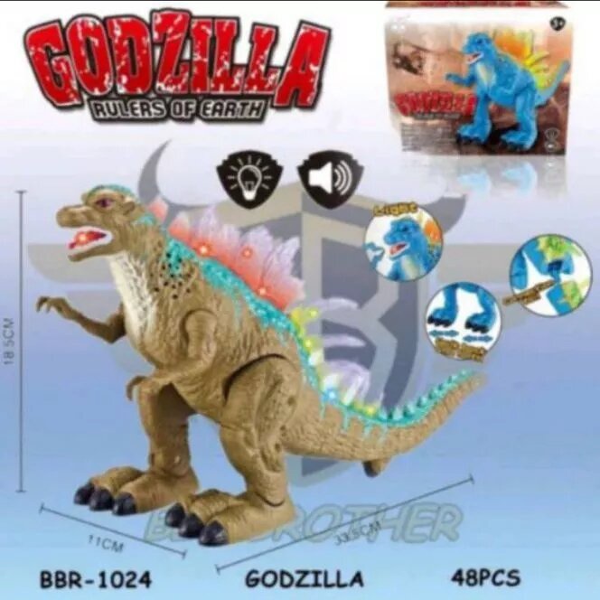 Godzilla Toy Street Light Sound - Godzilla Dinosaur Toy | Shopee ...