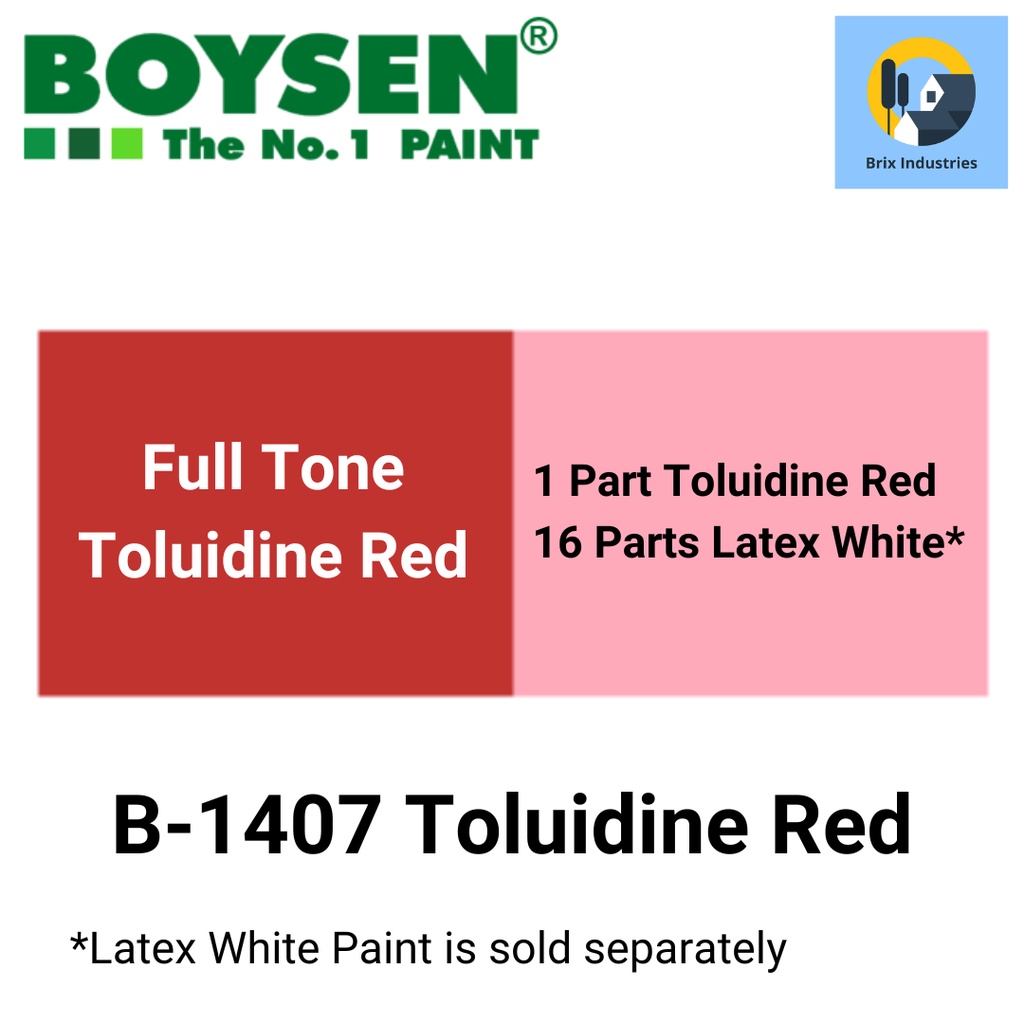 Boysen Paint Latex Color Full Tone 1 Liter Thalo Blue Green Lampblack ...