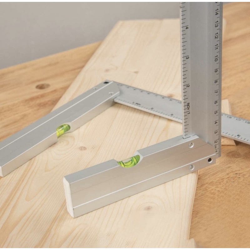 ALUMINUM SQUALA L-SQUARE ANGLE RULER WITH LEVEL BAR | Shopee Philippines