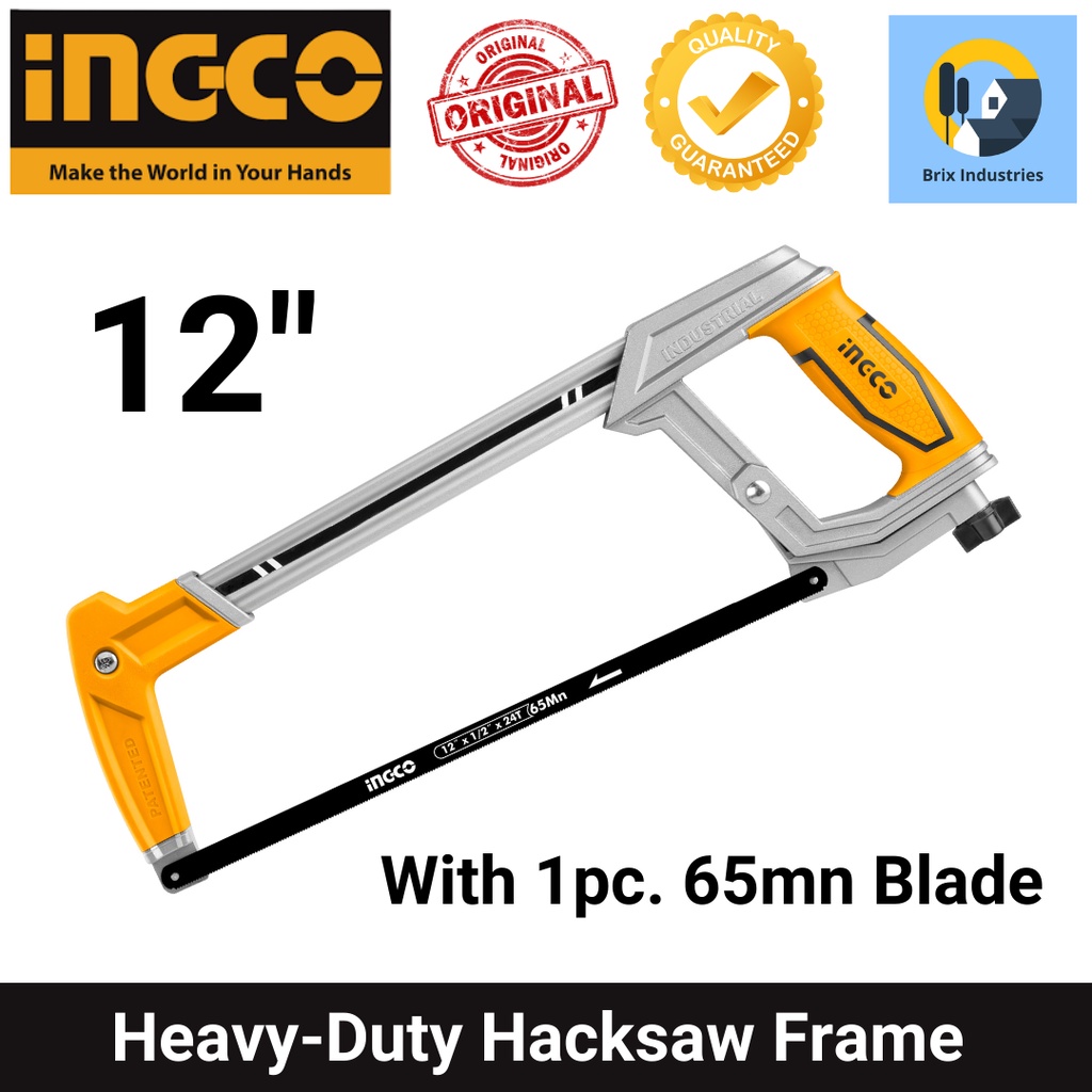 Ingco Hacksaw Frame 300mm/12" Heavy Duty HHF3088 | Shopee Philippines