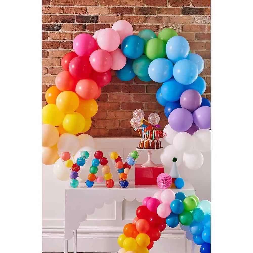 25 pcs Medium Size 10” inch Rubber Latex Balloon Outdoor Matte Balloon ...