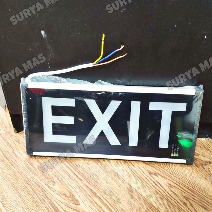 2 Side Emergency Exit Lights Emergency Instruction Lights | Shopee ...