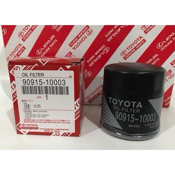 OIL FILTER 90915-10003 / 90915-YZZE1 TOYOTA AVANZA / RAV4 / VIOS ...