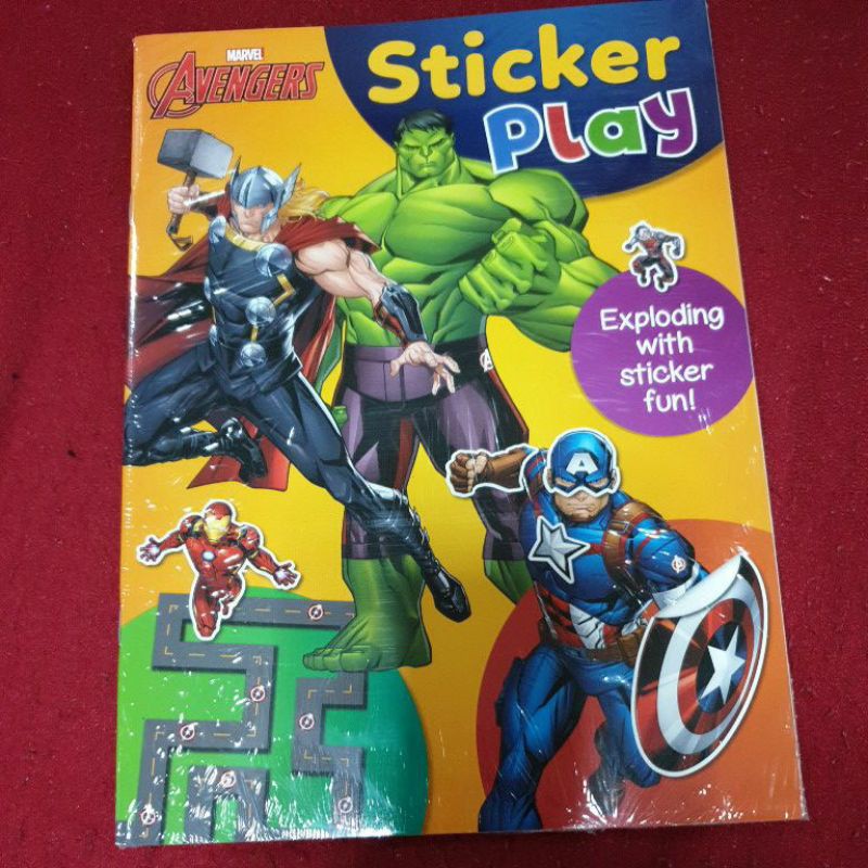 marvel avengers sticker play | Shopee Philippines