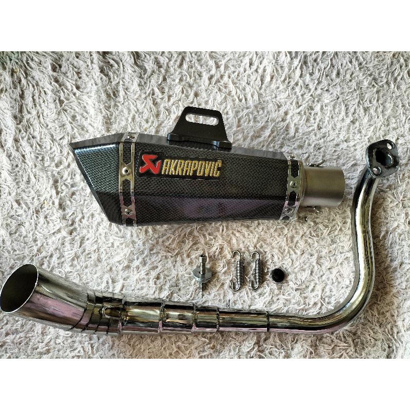 HONDA CLICK 125/150 AKRAPOVIĆ 51MM MUFFLER SET WITH ELBOW AND SILENCER ...