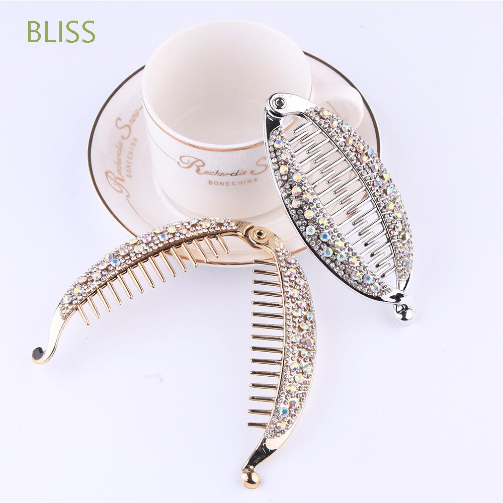 BLISS Women Banana Clips Fish Shape Barrettes Hair Clips | Shopee ...