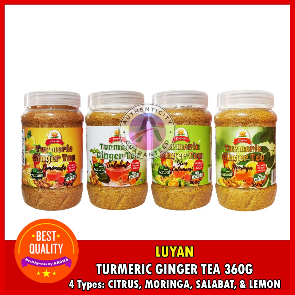 LUYAN Turmeric Ginger Tea 360g | Shopee Philippines
