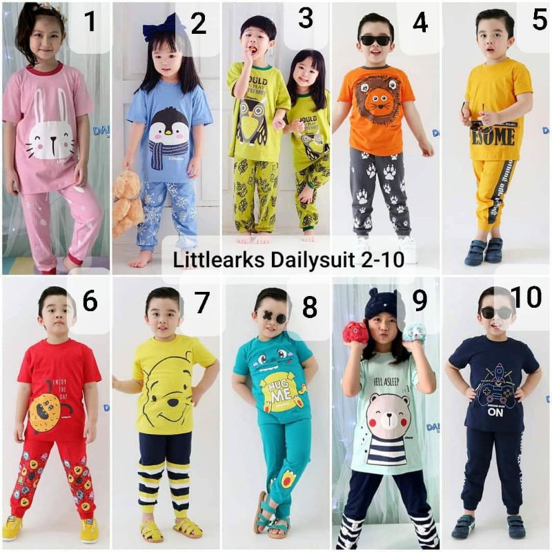 Daily suit LITTLE ARK ( LITTLE ARK PAJAMA) | Shopee Philippines