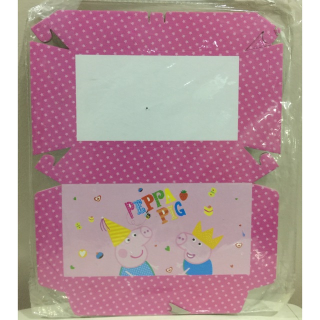 Peppa pig food boxes (10 pcs) | Shopee Philippines