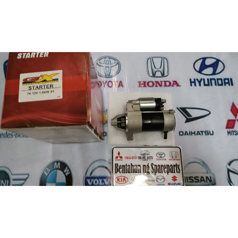 STARTER ASSEMBLY 7K ENGINE TAM. FX (GTX) | Shopee Philippines