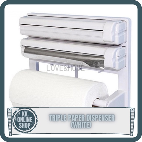KK Triple Paper Dispenser (White) | Shopee Philippines