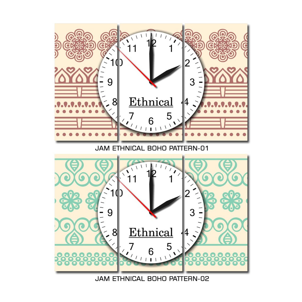 Prima Shabby Craft Wall Clock Room Decoration Wall Clock 3in1 Ethnic ...