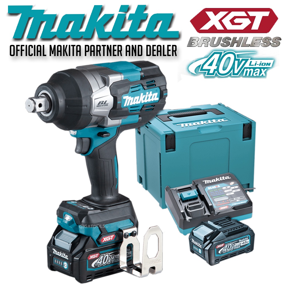 Makita TW001GM201 Cordless Brushless Impact Wrench 19mm (3/4″) 40V max ...