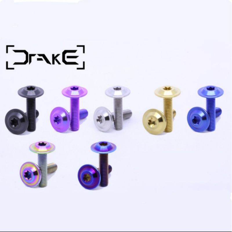 Titanium Drake M6x25mm Disc Disc Bolts 10 ADV150 PCX150 Bolts | Shopee ...