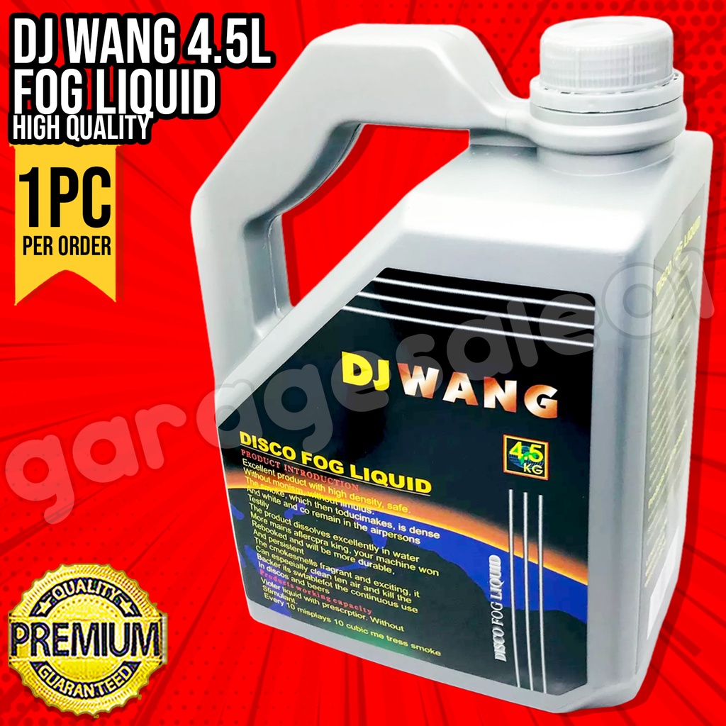 GS DJ Wang Fog Liquid 4.5L – High Quality Fog Juice for Parties ...