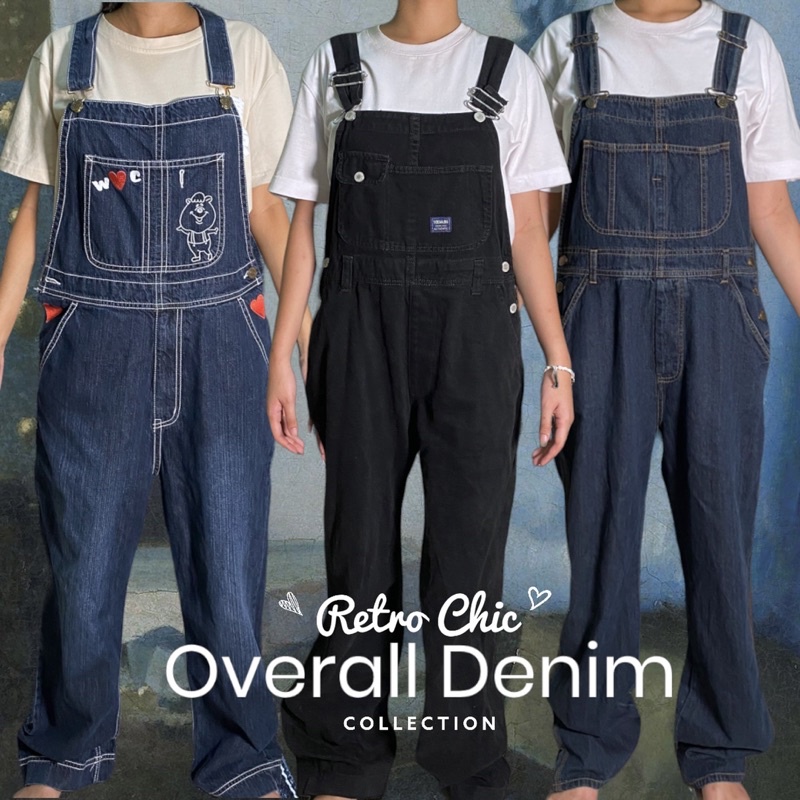 Preloved HQ Retro Chic Denim Jumper Collection 🇯🇵 | Shopee Philippines