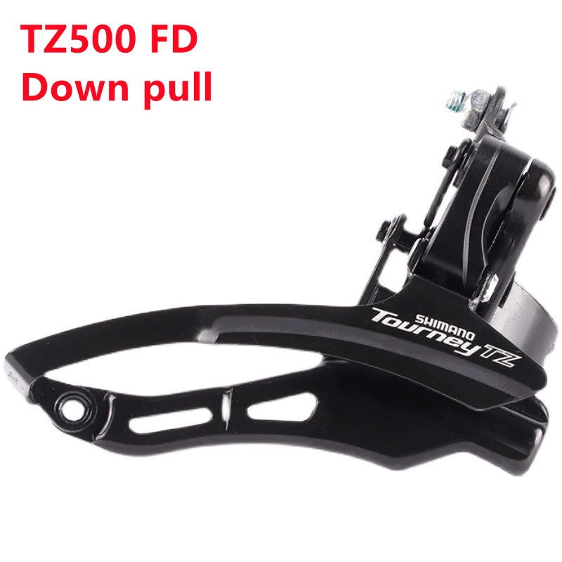 SHIMANO TOURNEY FD 3x TY300 TZ500 6 7 8 Speed Front Derailleur Top/Down ...
