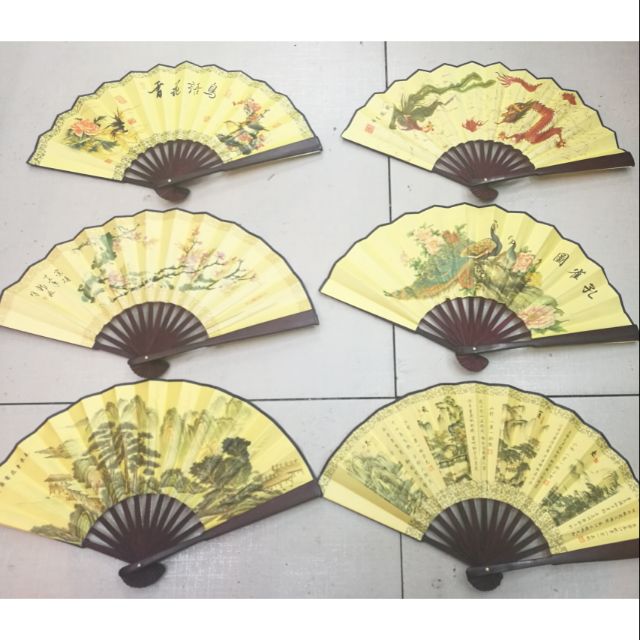 Chinese fan(cloth material) | Shopee Philippines