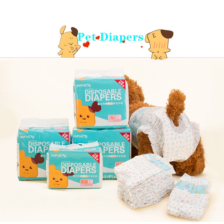 Dog Diapers For Female and Male Puppy Diapers Pet Diaper | Shopee ...