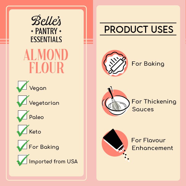 Belle's Almond Flour 250g-1kg | Shopee Philippines