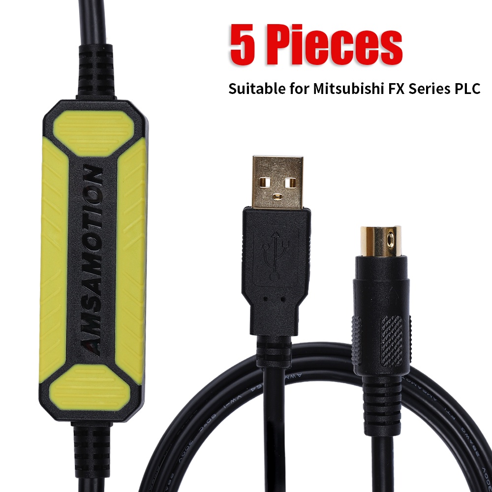 SZ YY 5 Pieces USB-SC09-FX For Mitsubishi FX Series PLC Programming ...