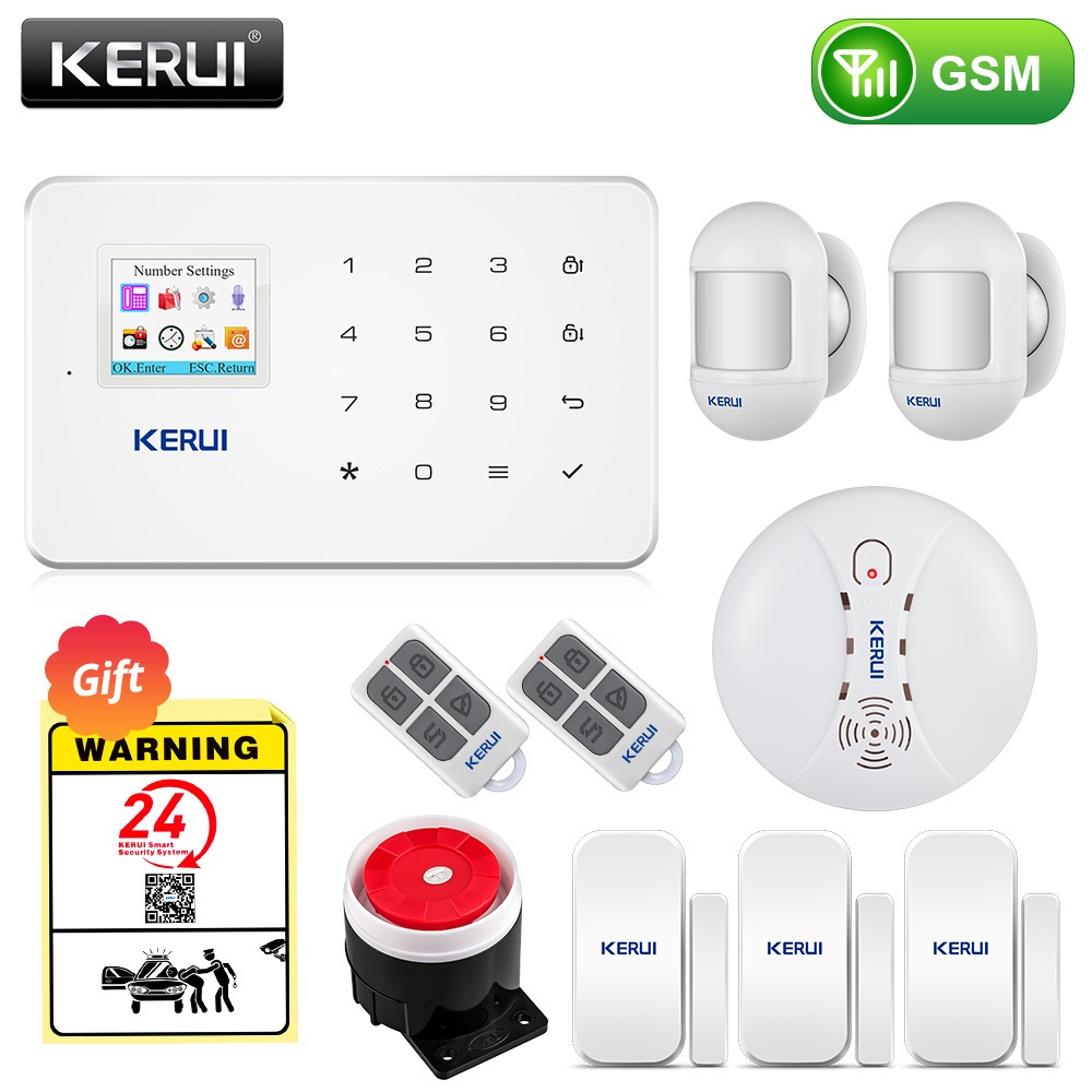 KERUI Wireless Smart Home GSM Security Alarm System SMS APP Control ...