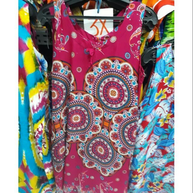 DUSTER PARA SA MGA NANAY & LOLA,(CHALES CLOTH) | Shopee Philippines