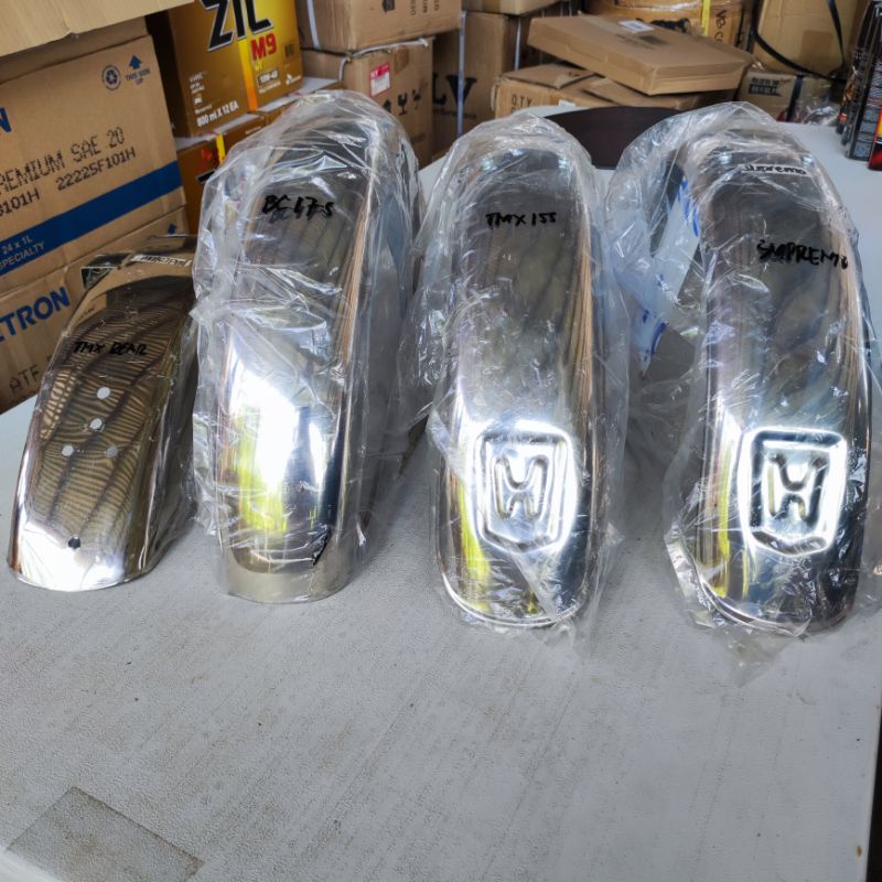 Stainless (purong stanless!) Fender Front and Rear. Tmx155, Tmx Supremo ...