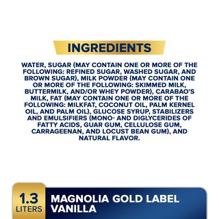 Magnolia Gold Label Vanilla 1.3L | Shopee Philippines