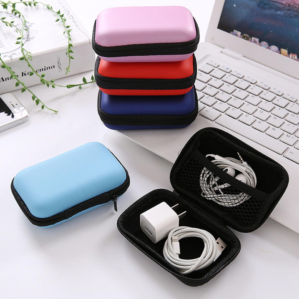 1pc Storage Box for Earphone Container Case Pouch Holder Cable ...