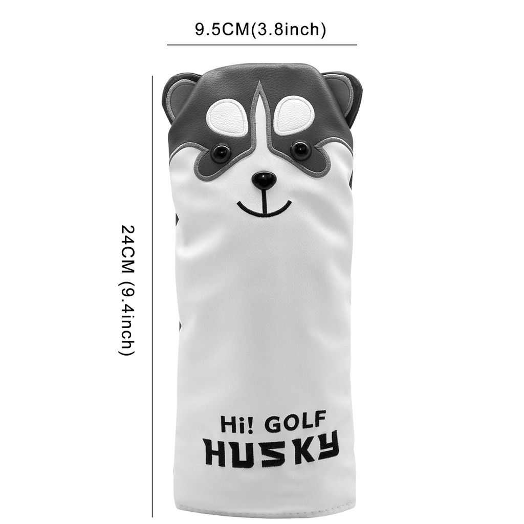 Golf Headcover Cute Akita Golf Club Head Cover for Driver Fairway ...