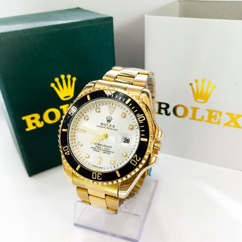 Rolex men's gold chain watch (COD/cash on delivery) | Shopee Philippines