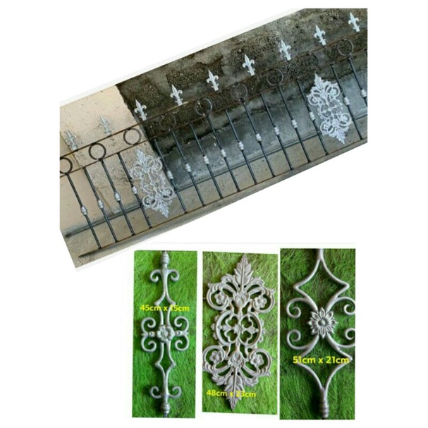 wrought cast iron design centro fir gate grills fences and iron works ...